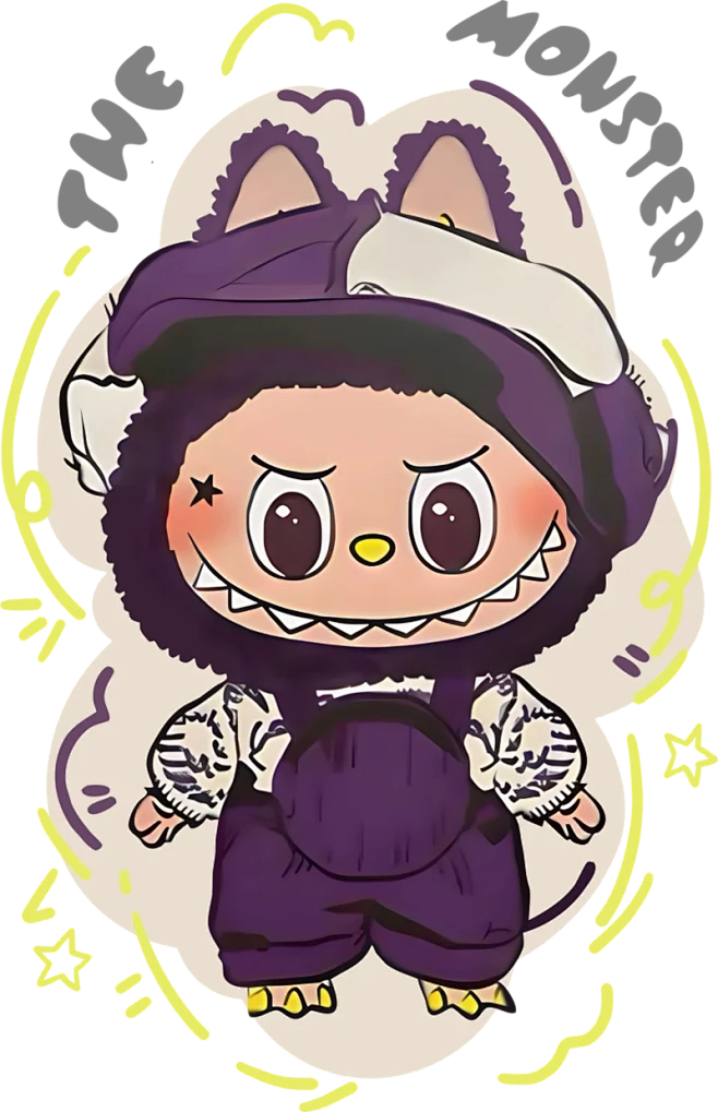 泡泡玛特热门IP：labubu、Molly免抠PNG透明图片下载(148)-花瓣网