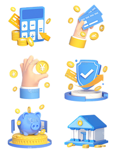 B端-3dicon-花瓣网|陪你做生活的设计师 | 创意3D微立体可视化大屏UI图标icon