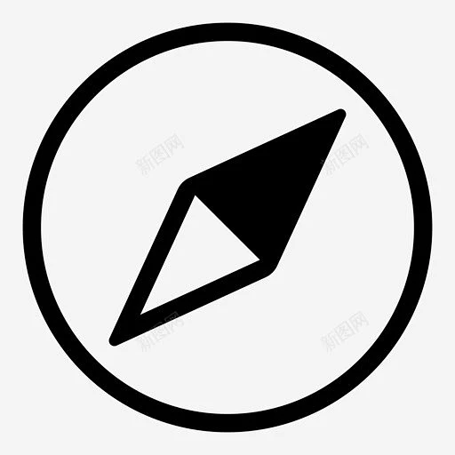 指南针方向发现图标 设计图片 免费下载 页面网页 平面电商 创意素材-花瓣网