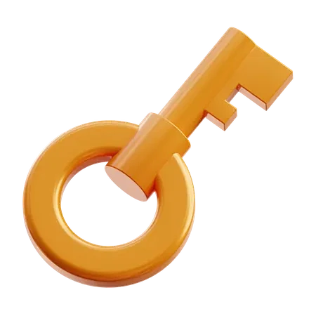 Key 3D Illustration-花瓣网