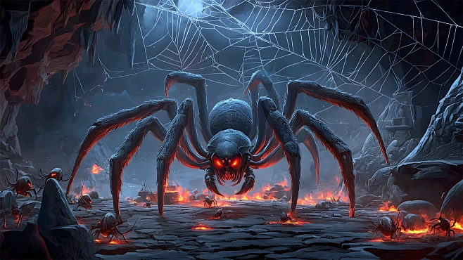 LL-蜘蛛精-hzj(5)图片_捉鬼图片素材-花瓣网