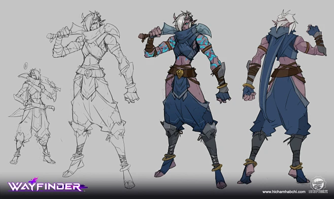 Senja & Niss - Wayfinder Character concept. -花瓣网