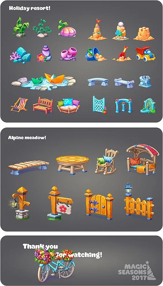 Game object. Decor-花瓣网