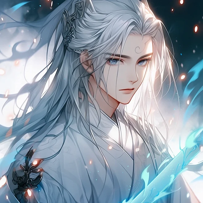 古风头像素材｜古风帅哥头像｜男生头像-花瓣网