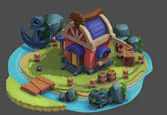 Runic, Torchlight Town Portal Platform :Stuart Grayson Post 3D Prop ...