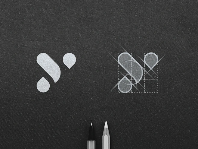 Personal Logo Grid logo sketching sketch personal logo grid brand ...