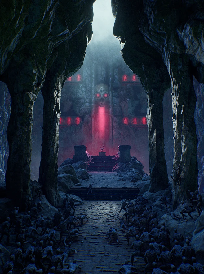 Altar Room, Chris Rhodes : Based off concept art by Guillem H ...