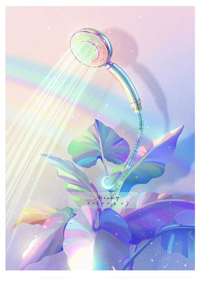 静谧四_mochy__插画师作品_涂鸦王国gracg.com-花瓣网