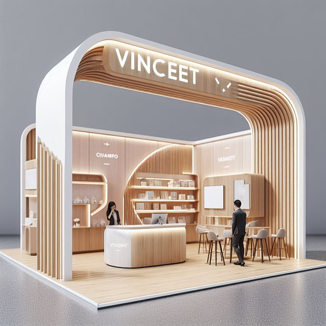 ai Exhibition Stand Exhibition Design booth exhibition stand 3D ...