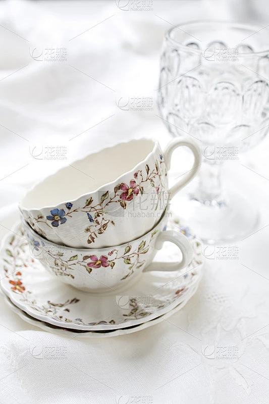 古董茶杯素材-花瓣网