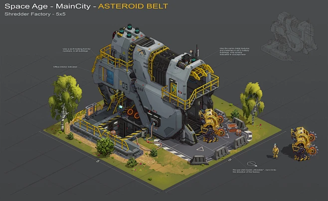 Space Age - Asteroid Belt - Military Concepts, Manuel Vormwald ...
