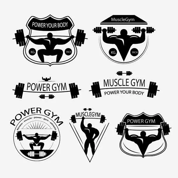 健身LOGO图标免抠素材_新图网 https://ixintu.com PNG图片 举重 高清-花瓣网