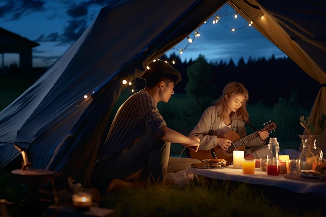 ls7623_portraitureNight_camping_scenekeep_the_consistency_of_ac ...