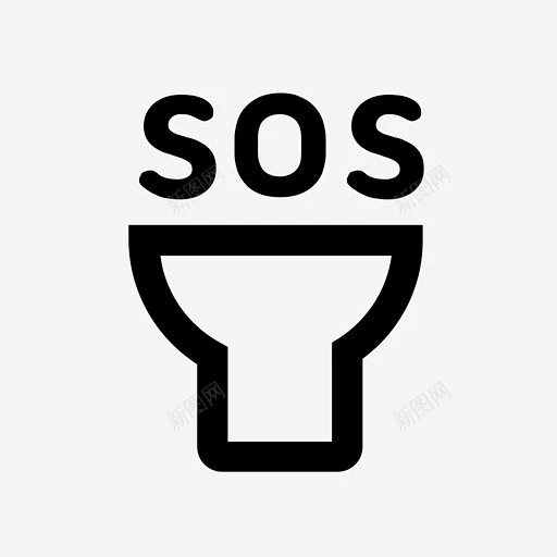 sos闪光灯图标高清素材 平面电商 创意素材 png素材-花瓣网