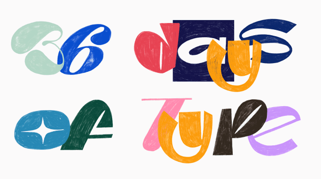 36 Days of Type : 36 Days of Type challenge-花瓣网