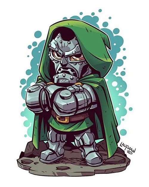 Chibi Dr.Doom图片_马克笔绘画图片素材-花瓣网