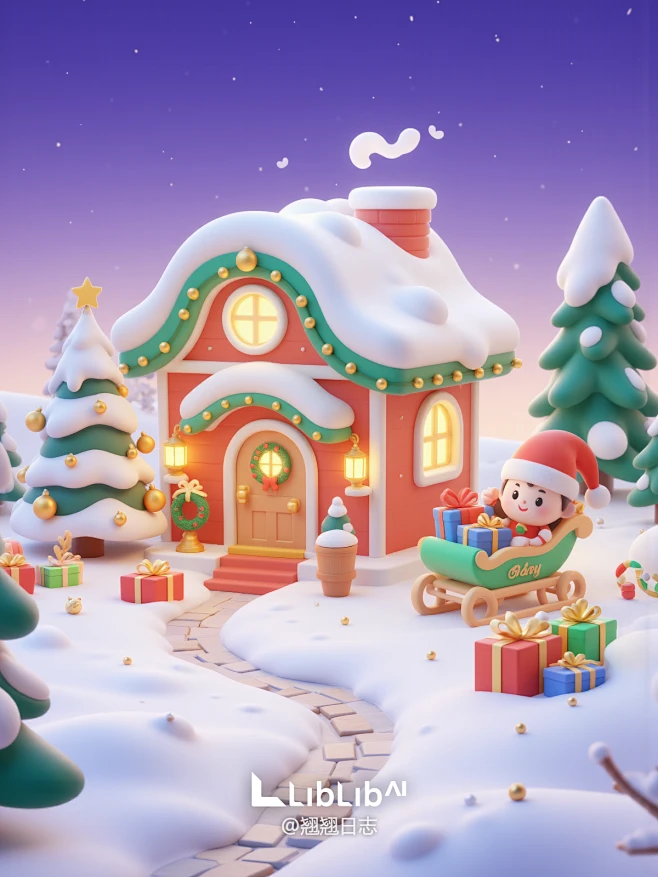 【一元】FLUX-3D运营电商poster-LoRA-一元AI字体研究所-LiblibAI-花瓣网