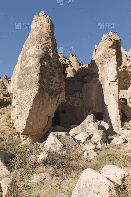 卡帕多奇亚,山谷,看风景,热,土耳其,安纳托利亚,世界遗产,开塞利,沙漠,户外
