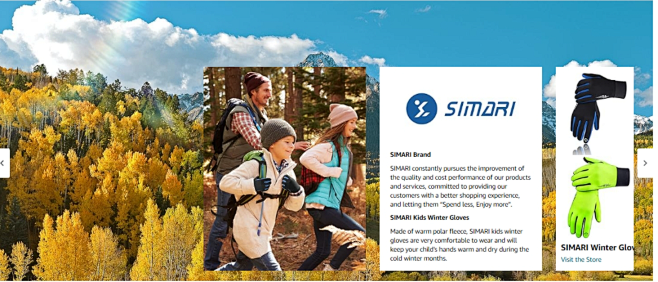 Amazon.com : SIMARI Kids Winter Gloves Touchscreen Grip Windproof Warm ...