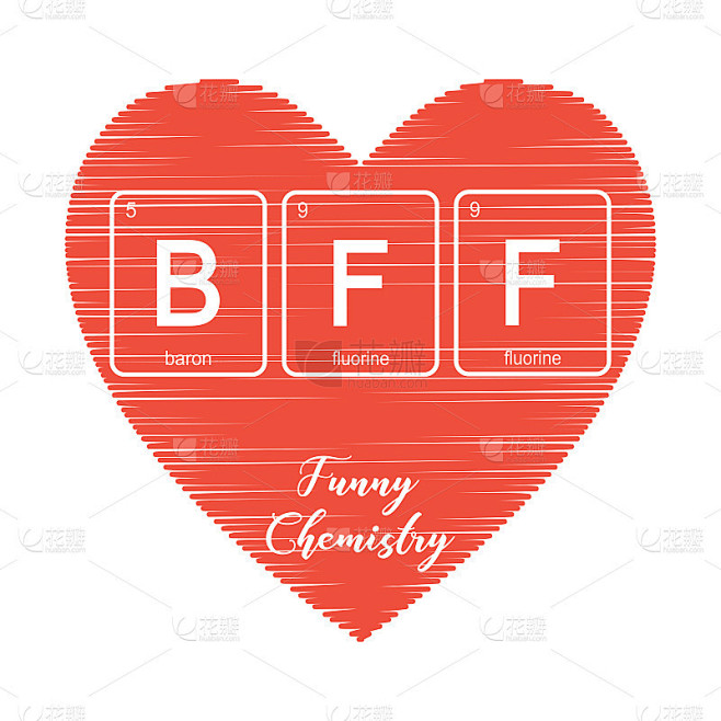 Heart and chemical elements of the periodic table,