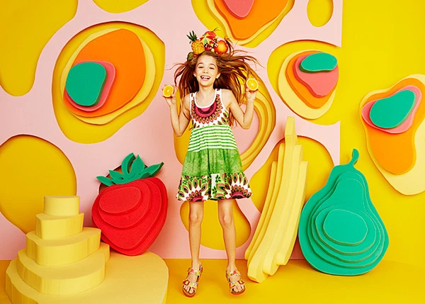 Desigual Kids SS15 : Desigual Kids SS15 campaign-花瓣网