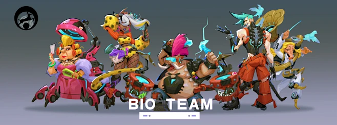 BIO TEAM-图片_原画角色图片素材-花瓣网