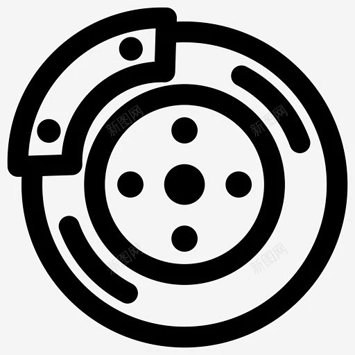 刹车汽车刹车盘图标 UI图标 设计图片 免费下载 页面网页 平面电商 创意素材-花瓣网