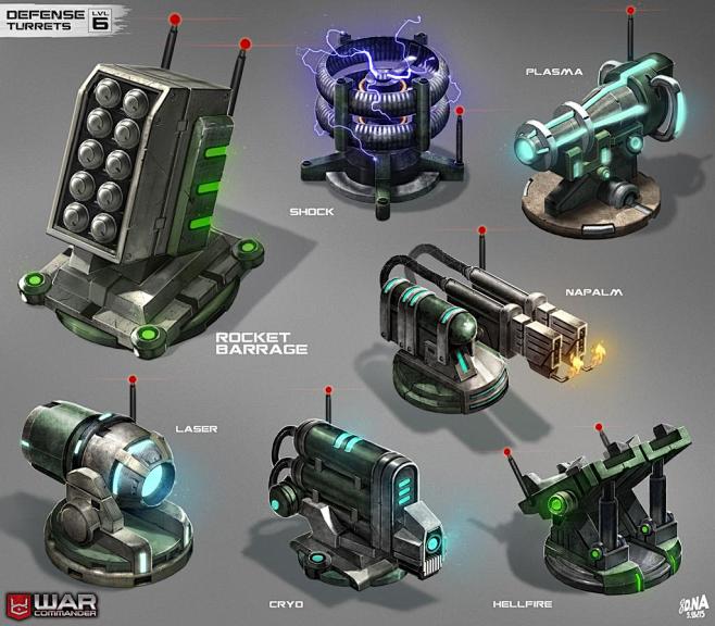 War Commander--Defense Turrets LVL6 by DNA-1 on DeviantArt