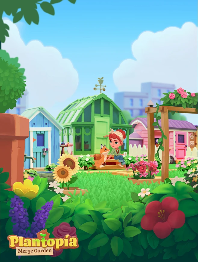 Plantopia Key Art (Voodoo)-花瓣网