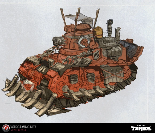 Battle Tanks - Tank Manufacturer Concepts-花瓣网