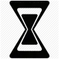 hourglass, loading, sand, time, waiting icon-花瓣网