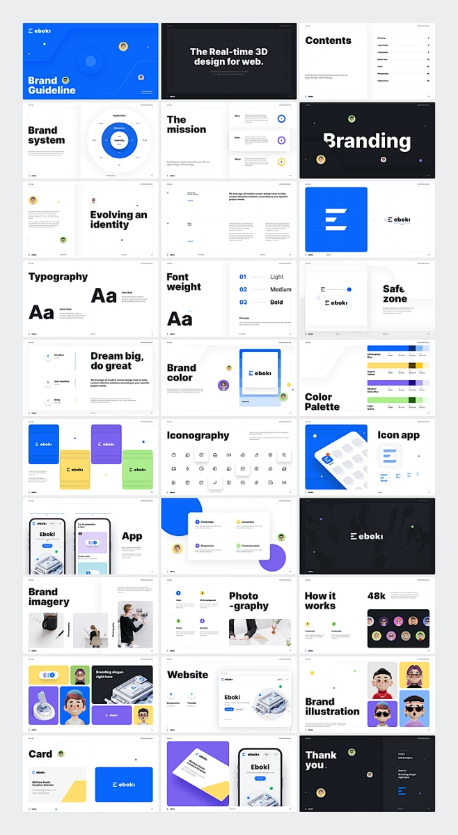 Brand Presentation Deck by Tran Mau Tri Tam for UI8 on Dribbble-花瓣网