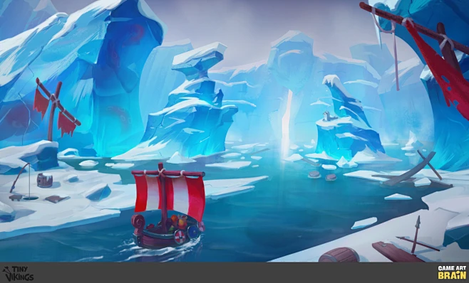 Sea of Ice Color Concept-花瓣网