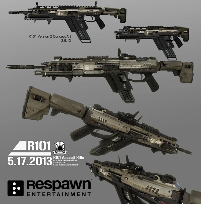 Titanfall 1: R101-C Assault Rifle, Ryan Lastimosa : Titanfall 1: R101-C ...
