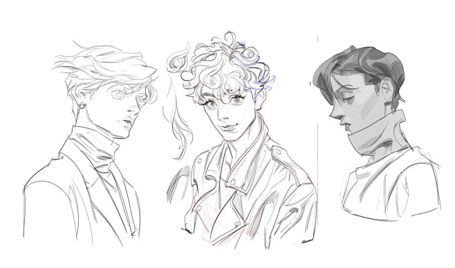 韩国人气插画师Jida J自由随性灵气线条 - 小红书-花瓣网