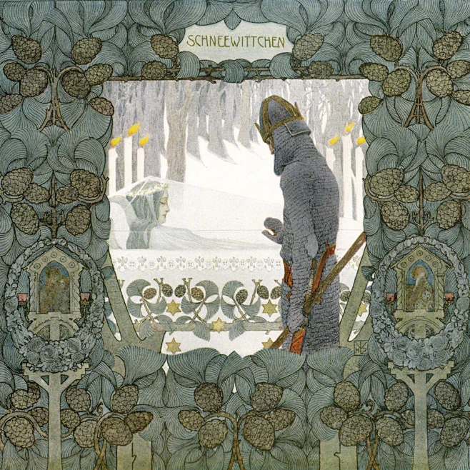 絕美風格的童話插畫 Heinrich Lefler（奧... 来自设计目录 - 微博-花瓣网