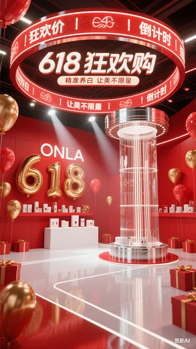 即梦豆包-618直播背景设计﻿﻿﻿﻿ - 小红书-花瓣网