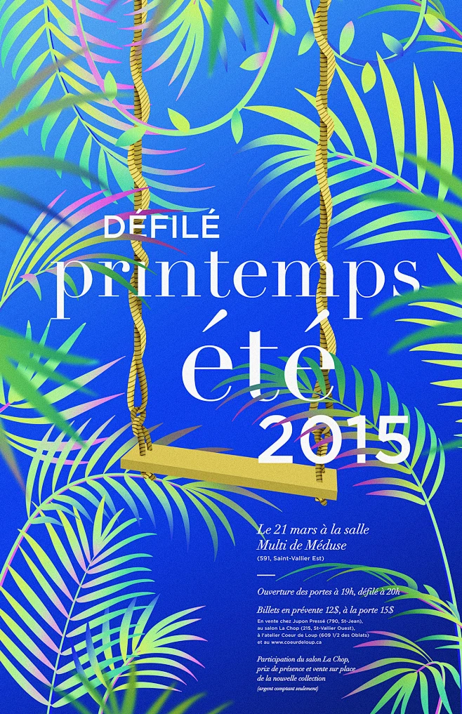 S/S Fashion Show / Poster : Poster designed for a spring/summer fashion ...