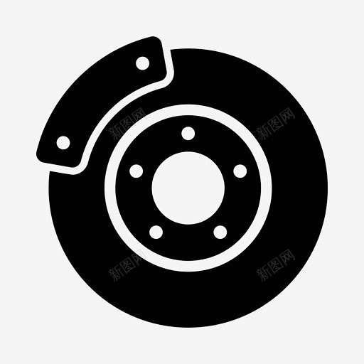 汽车零件刹车片刹车图标 设计图片 免费下载 页面网页 平面电商 创意素材