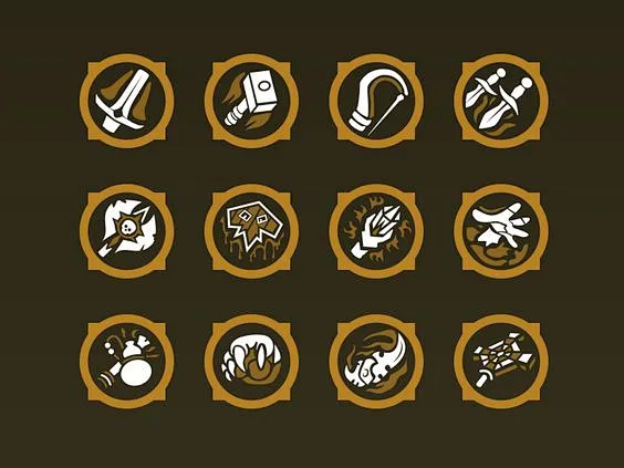 World of Warcraft Class Icons by Harlan Elam-花瓣网