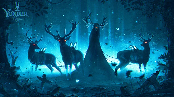 YONDER PART II : The illustrations from this project make up a single ...