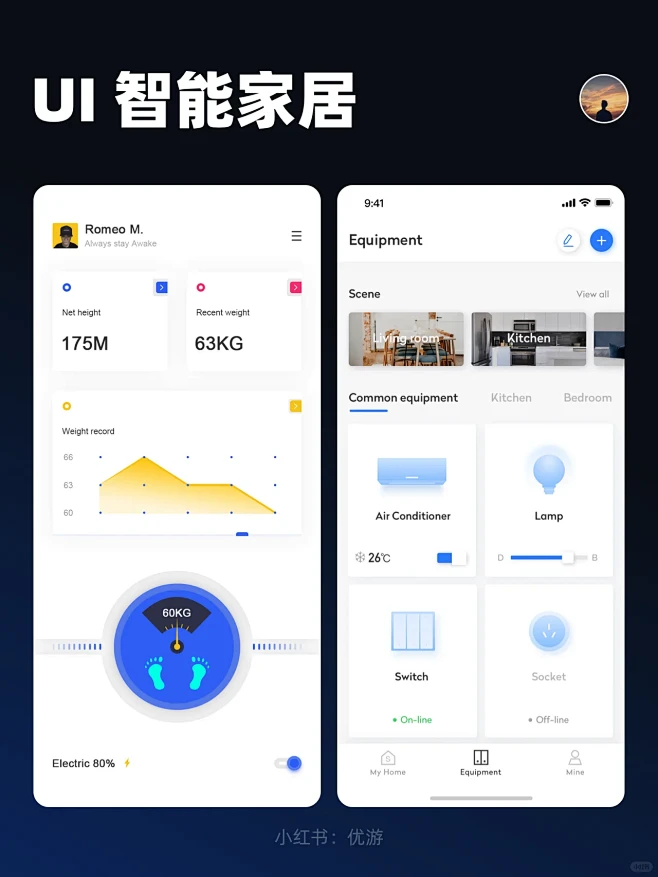 UI设计｜app智能家居、IoT、物联网