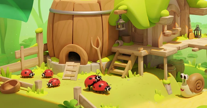 Ladybug farm图片_游戏灵感图片素材-花瓣网
