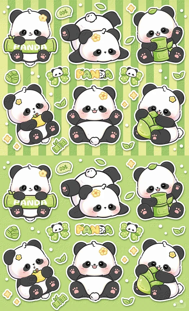 熊猫卡通 - 小红书搜索-花瓣网