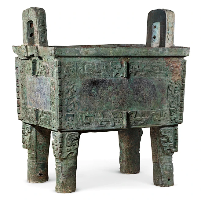 商“后母戊”青铜方鼎--中国国家博物馆 -花瓣网