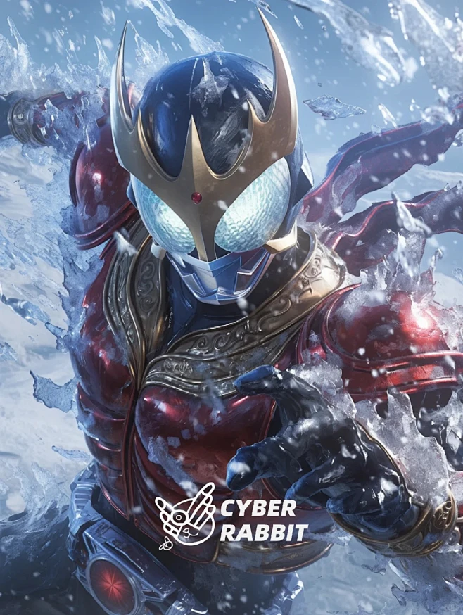 假面骑士壁纸 _ 冰封_1_Cyber Rabbit_来自小红书网页版-花瓣网