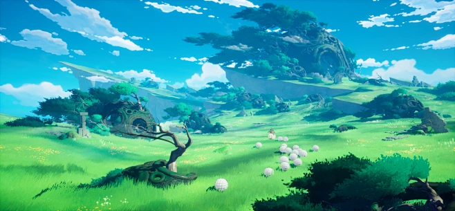 【UE】Stylized Practise-Wind-花瓣网