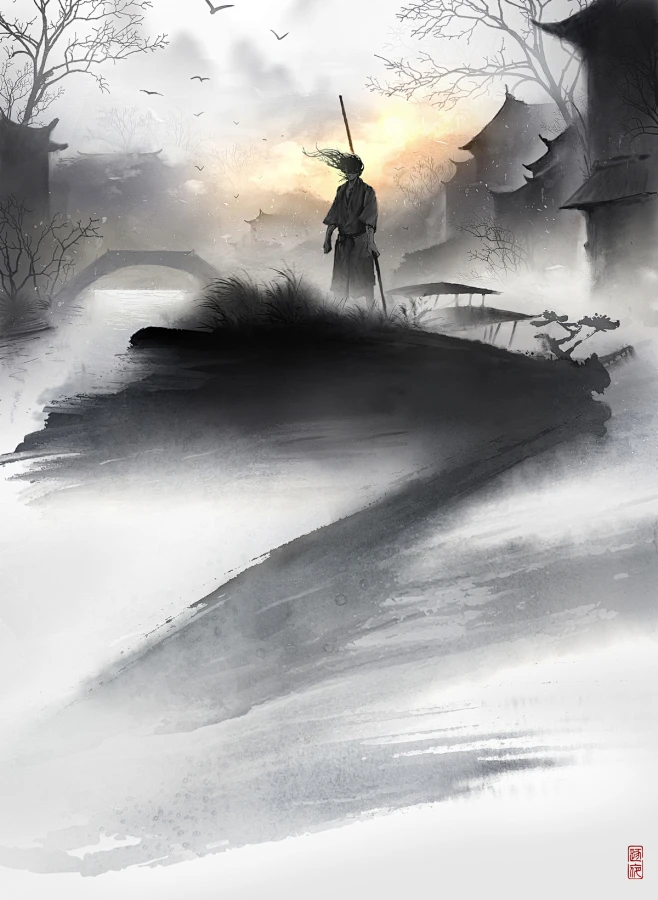 〖之〗_逐夜__插画师作品_涂鸦王国gracg.com-花瓣网