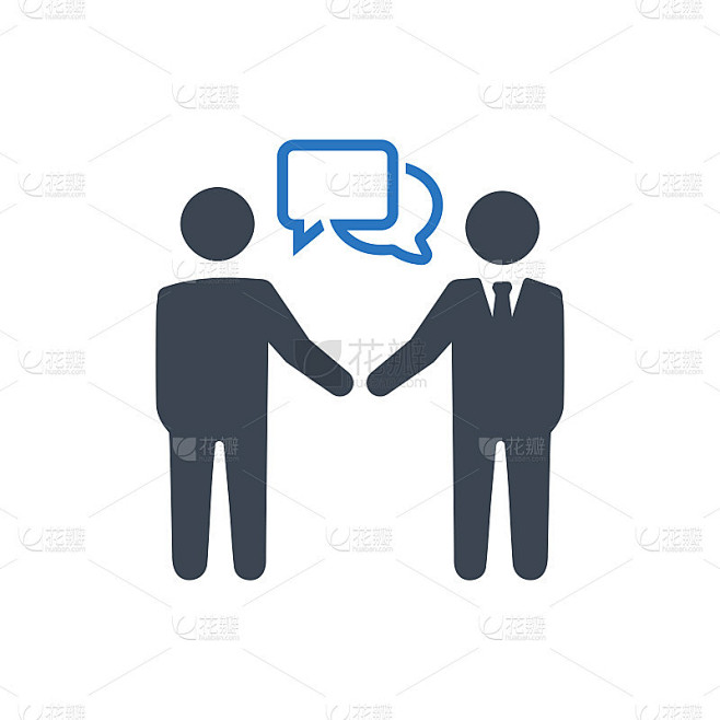 Business dealing icon