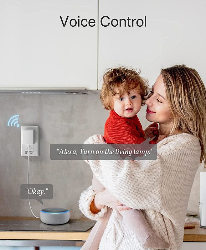 Smart Outlet, 15A Electrical Outlet with Energy Monitor, Wall Outlet ...